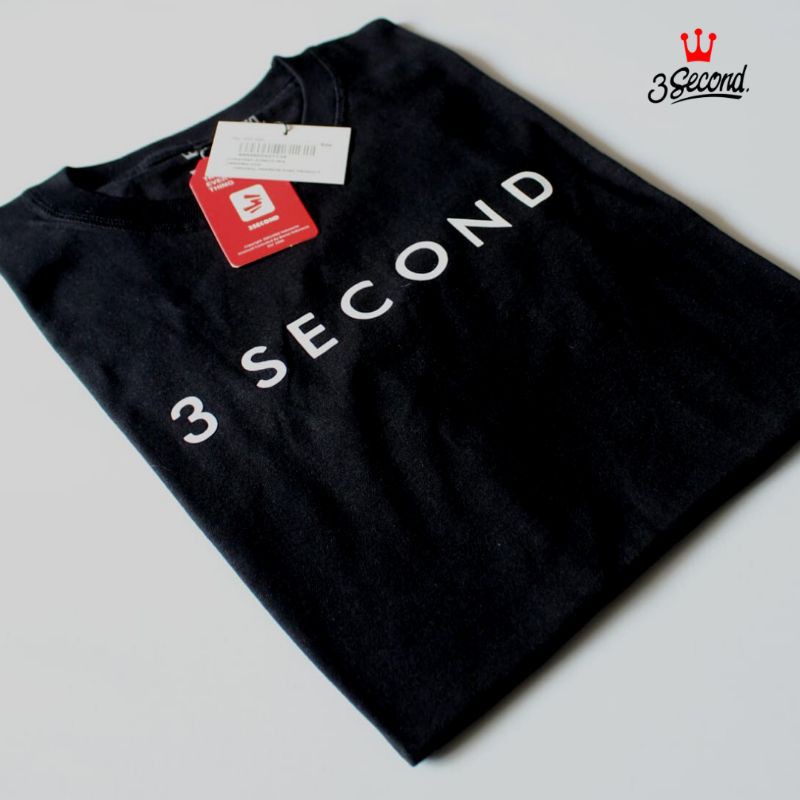 เสื้อยืดผู้ชาย 3 THREE SECOND DISTRO BANDUNG สีดํา - kaosdistro_nr.th ...