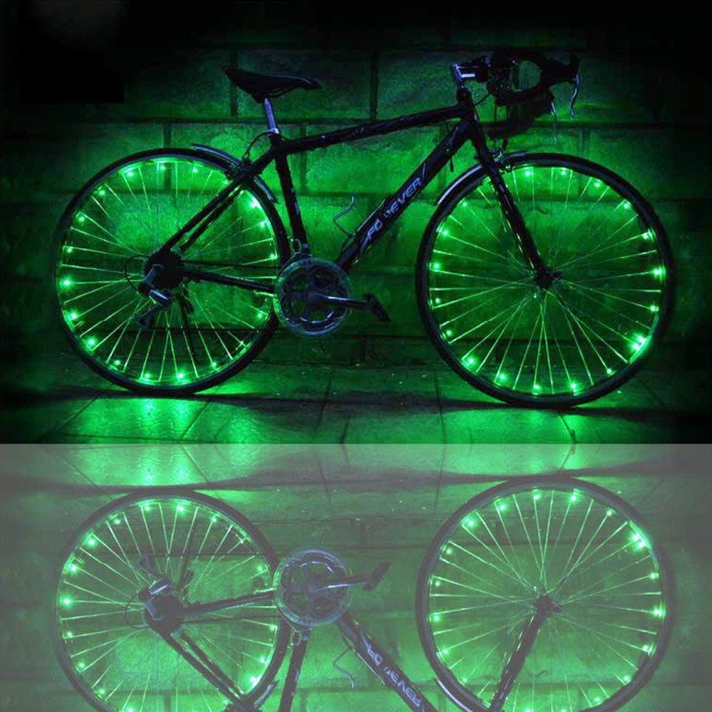[NEW] 1Pc 2.2m 20-LED Strip Bicycle Light, Bike Wheel Night Riding ...