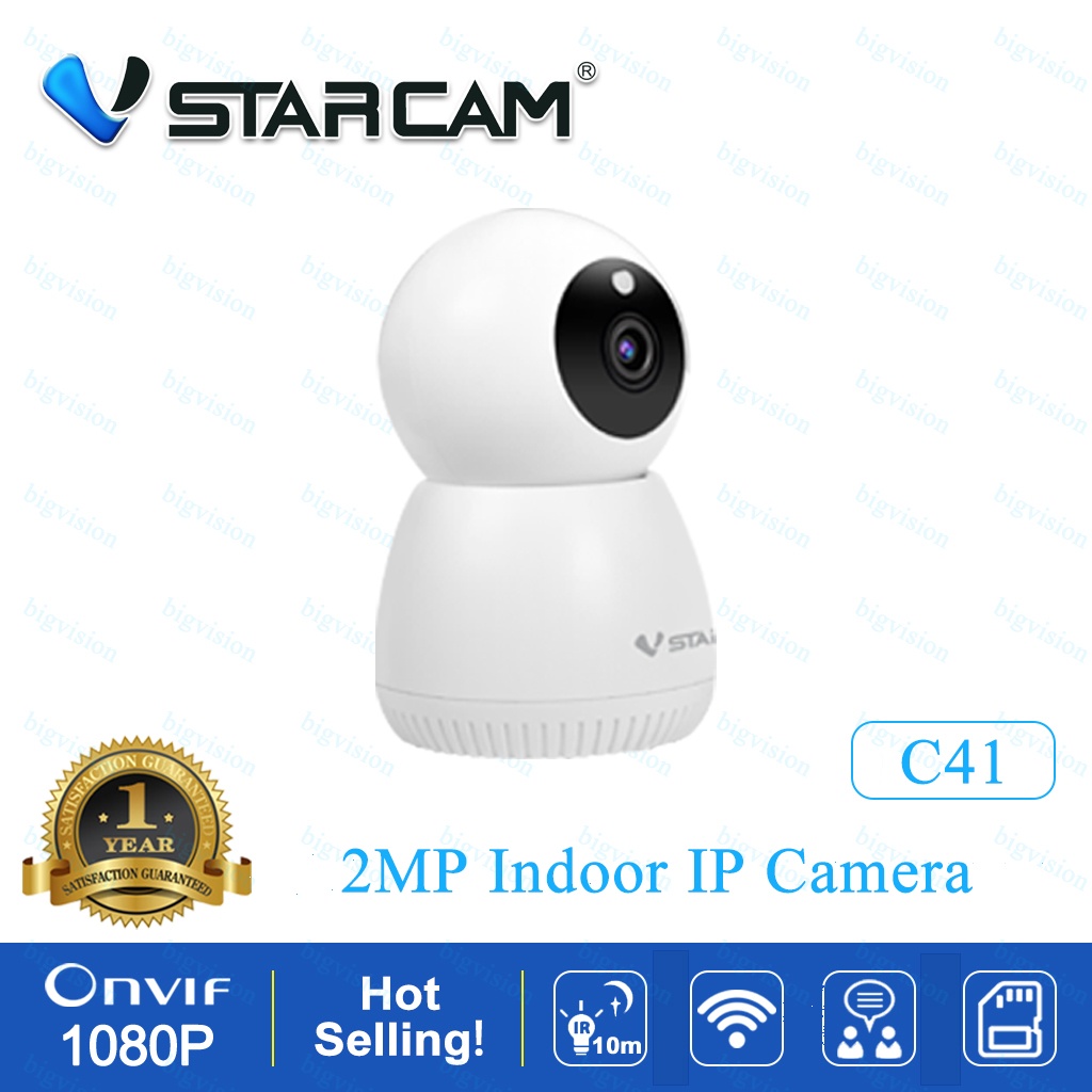 Vstarcam C41 ความละเอียด 2MP(1080P) กล้องวงจรปิดไร้สาย Wifi Camera EYE4 ...