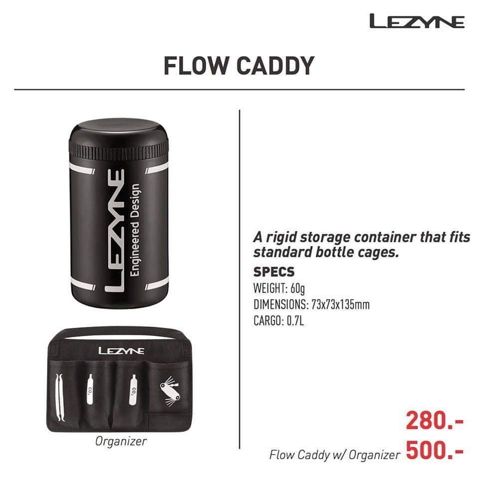 LEZYNE Flow Caddy กระติกเก็บอุปกรณ์พกพา - bikehub - ThaiPick