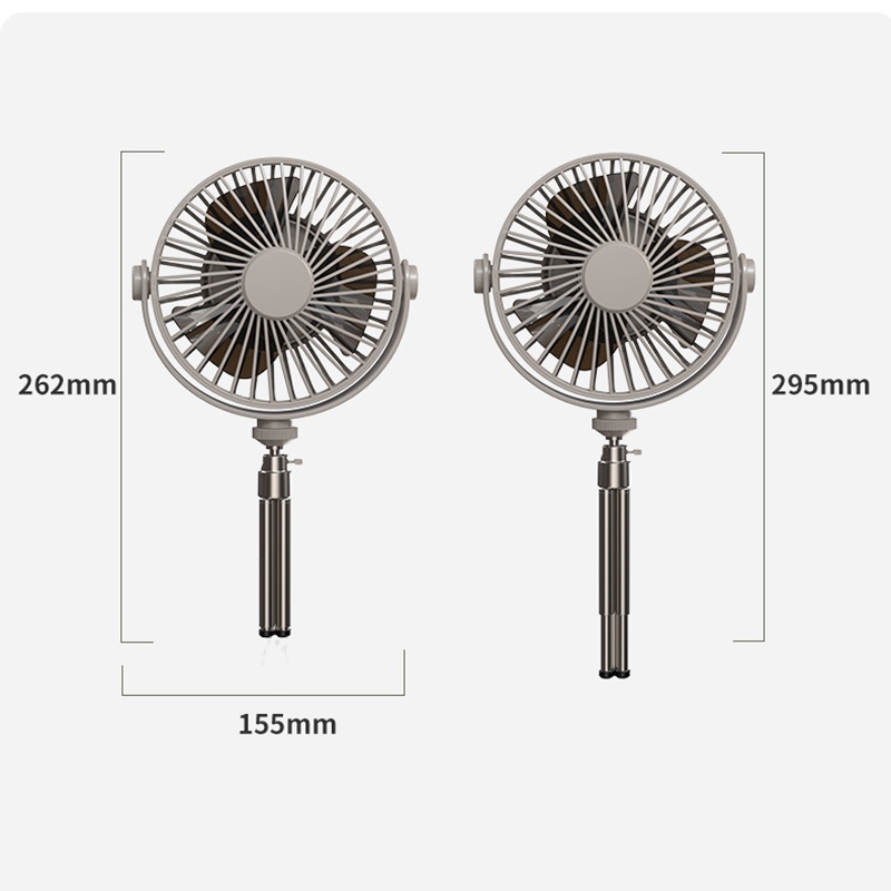 Portable Remote Control Floor Air Cooler Mini Ceiling Fan 360 Rotation ...