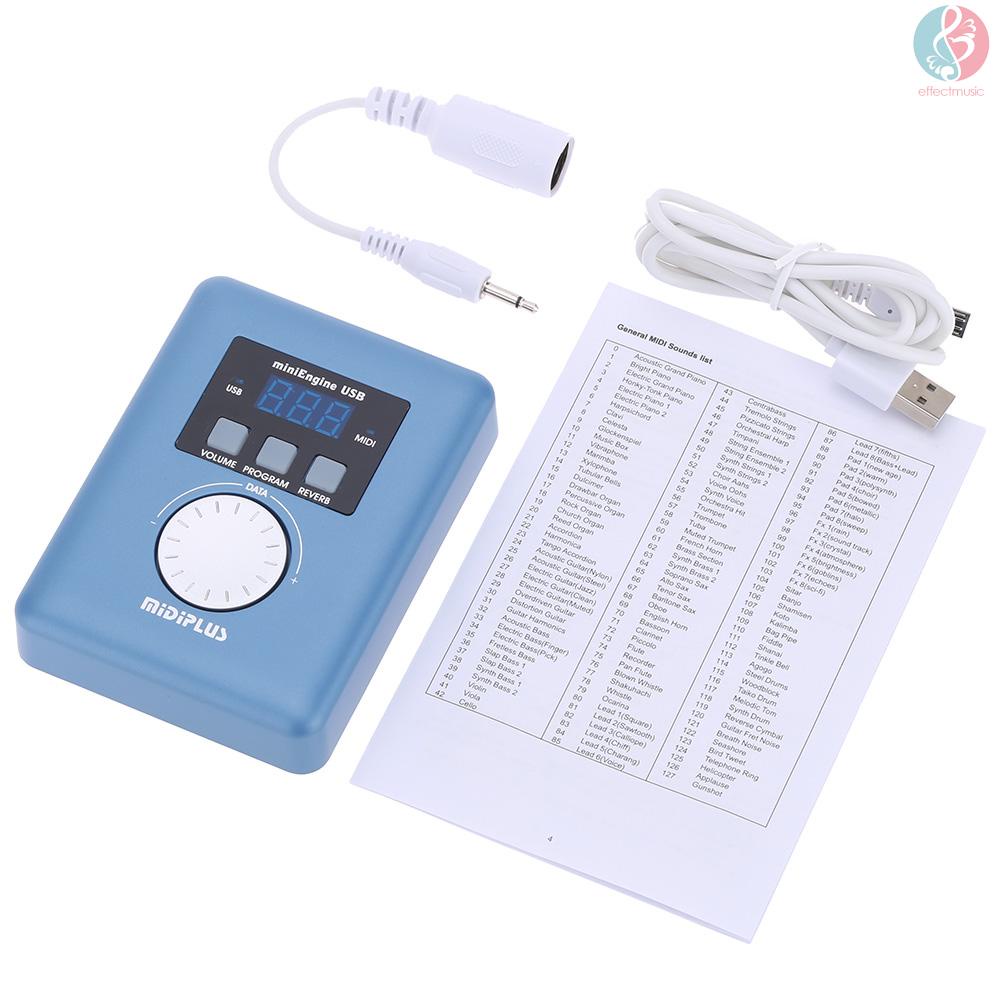 Midiplus Miniengine Usb Midi โมดูลเสียงทั่วไป Midi เครื่องกําเนิดไฟฟ้า ...