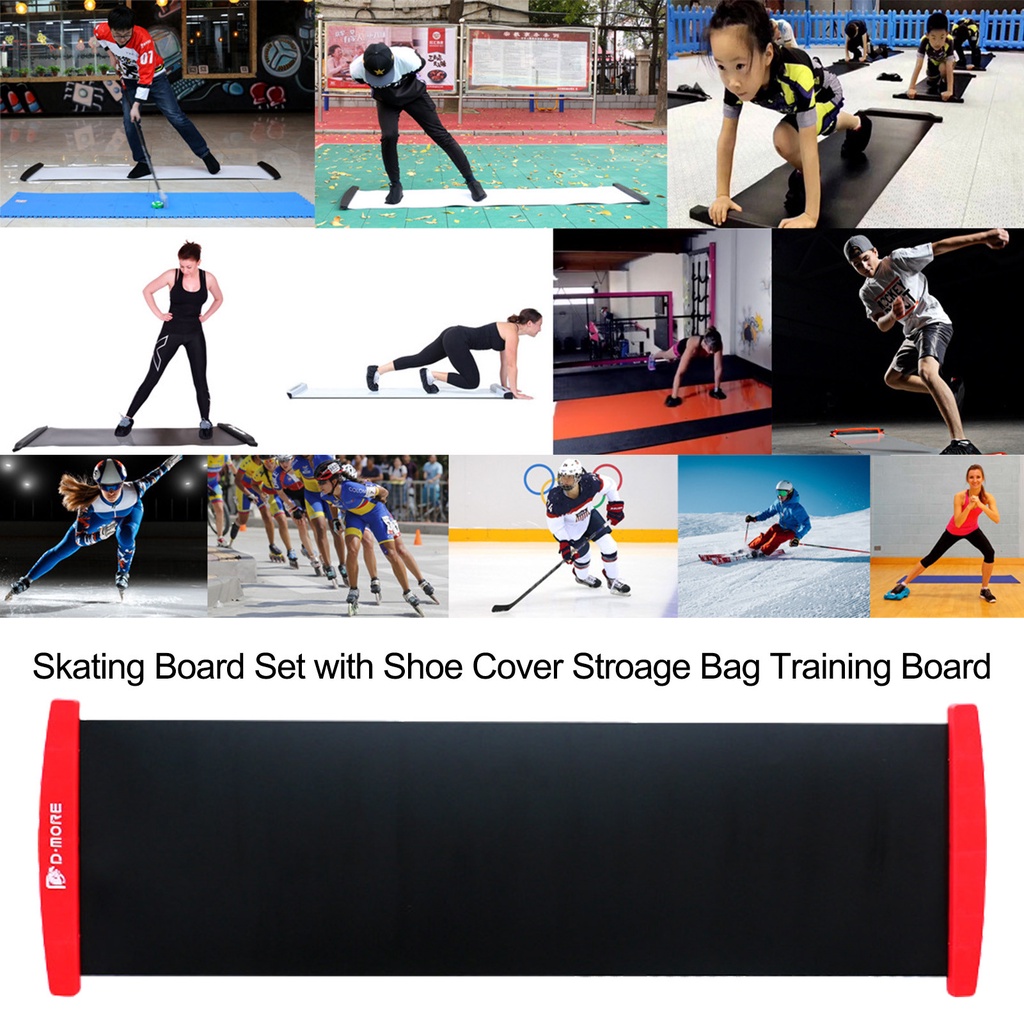 Portable Slide Board Training Mat Lightweight Yoga Fitness Carpet For ...