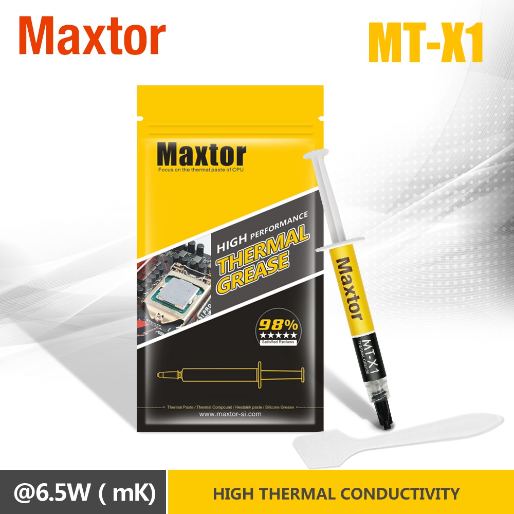 【Local Delivery】Maxtor MT-X1 Thermal Paste Grease 2g/4g ระบายความร้อนอย่างมีประสิทธิภาพสำหรับ ...