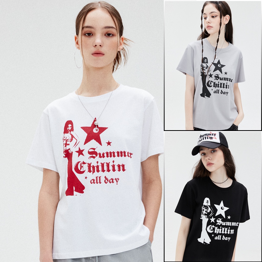 [ LUV IS TRUE ] SU SUMMER CHILLIN TEE - BASIC FIT 100% authentic from ...