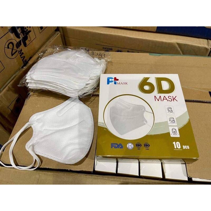 เเมสพี่อั้ม เเมส 6D Mask เเบบใหม่ อย่างดี แพ็ค 10 ชิ้น - wankhanitta ...
