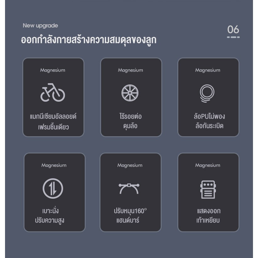 ADIMAN จักรยานฝึกการทรงตัว จักรยานทรงตัว จักรยานเด็ก จักรยานขาไถ ...