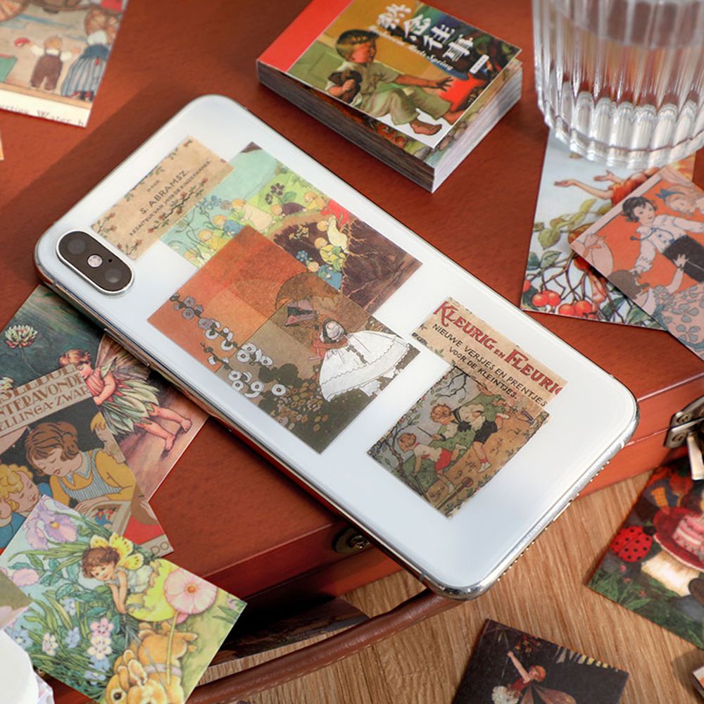 JANE Stamping Paper Sewing Handbook Diary Decoration Vintage Art ...