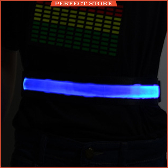 USB Rechargeable LED Belt Flash Safety Light Belt for Runner ...