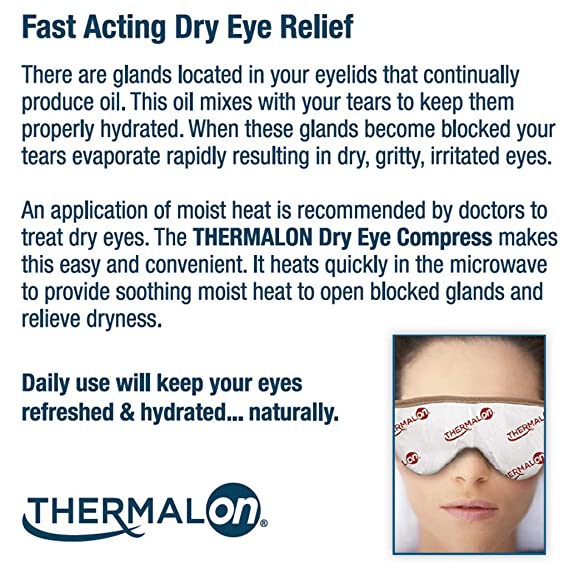 Thermalon Moist Heat Dry Eye Compress บรรเทาอาการตาแห้งและลดการระคาย ...