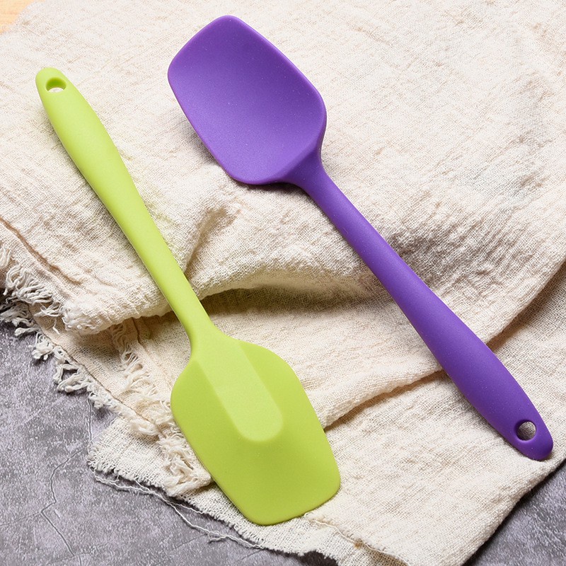 Silicone cream spatula food-grade silicone square head spatula small 20 ...