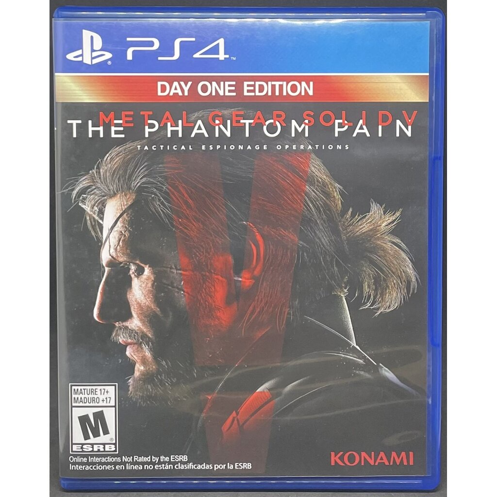 Metal Gear Solid V The Phantom Pain PS4 Games มือ 2 Used สภาพดี แผ่นใสก ...