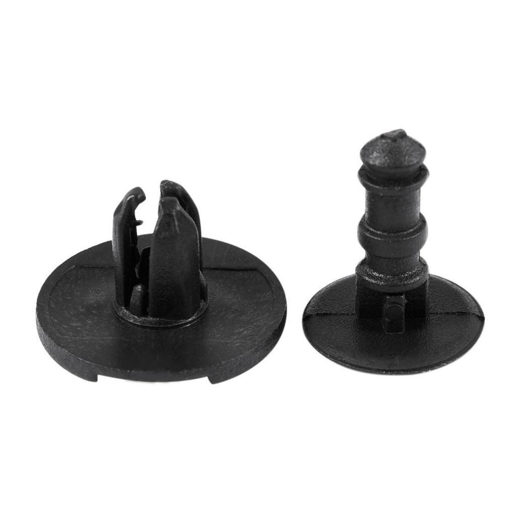 10x BLACK CAR fender Spray Shield Clips Clip For SUZUKI for Mazda ...