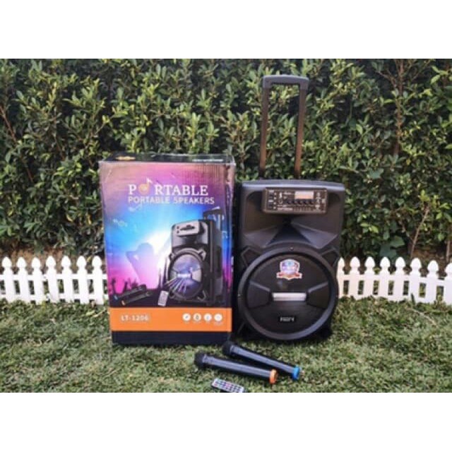 ใหม่ ลำโพงบลูทูธ 12นิ้ว รุ่นLT1206 เสียงดังพลังเยอะ ปรับเบสได้ ปรับแอค ...
