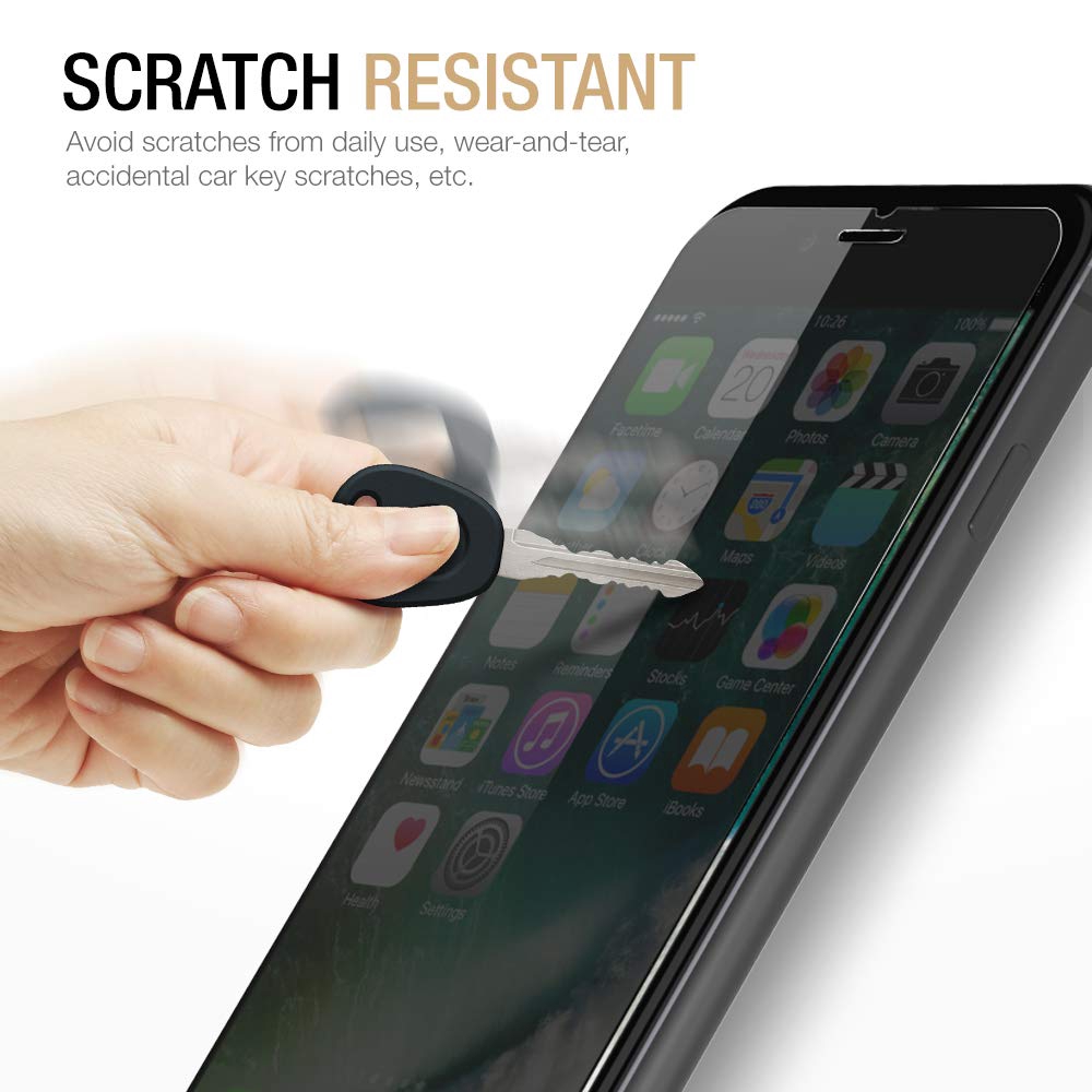 Anti Spy Protective Tempered Glass Screen Protector For iPhone Private ...