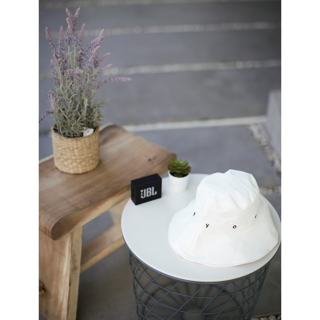 หมวก Bucket นําเข้าพรีเมี่ยมสีขาว - be_hat.th - ThaiPick