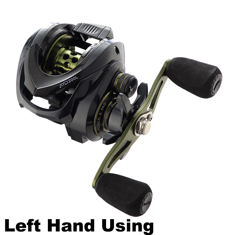 READY STOCK 8KG Max Drag Fishing Reel Casting Reel Ceramic Line Guide Baitcasting Reel Sealed ...