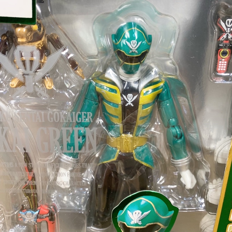ไม่เคยแกะ S.H.Figuarts Gokai Green Gokaiger (Bandai SHF Super Sentai ...