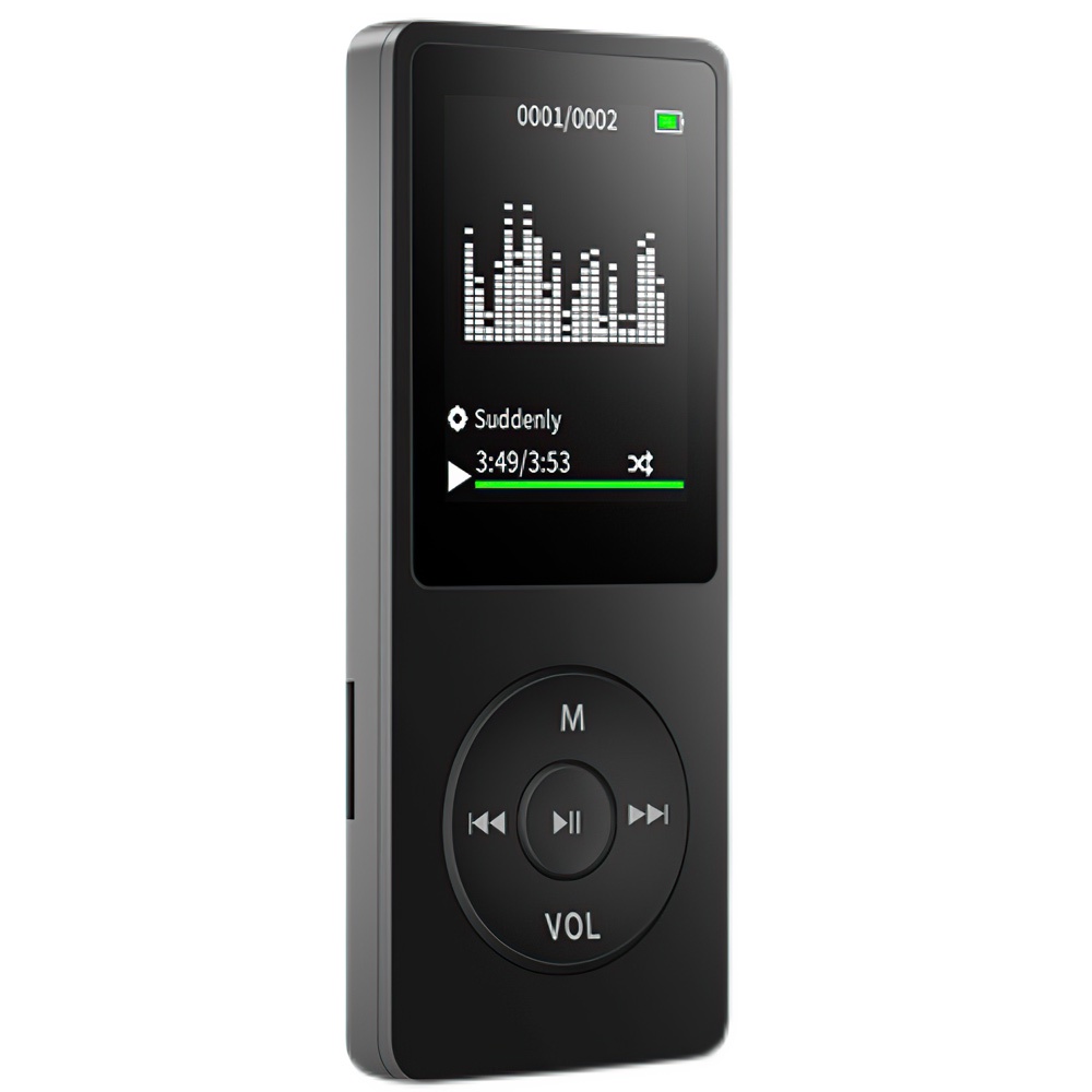 Mini Walkman Portable MP3 Player HiFi Music Player with 1.8inch Screen Support TF Card EBook ...