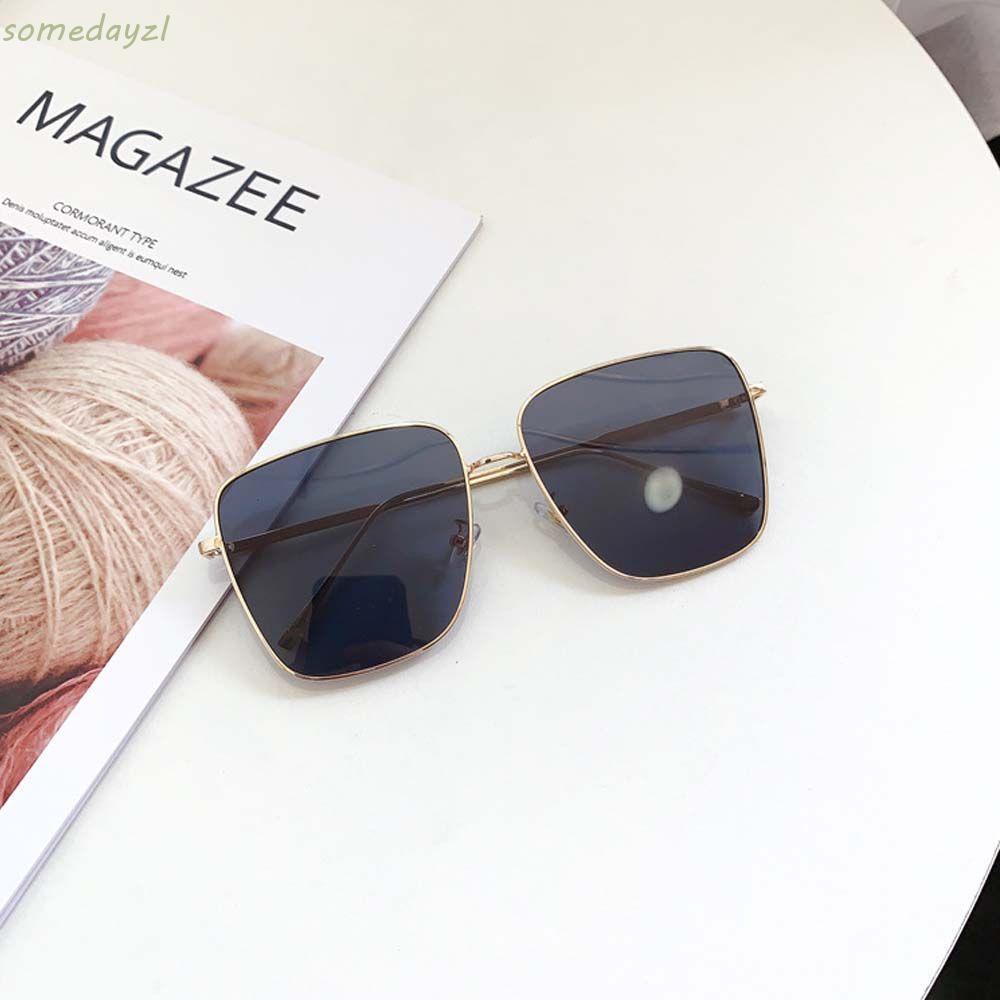 SOMEDAYZL Korean Square Frame Glasses Vintage Big Frame Female ...