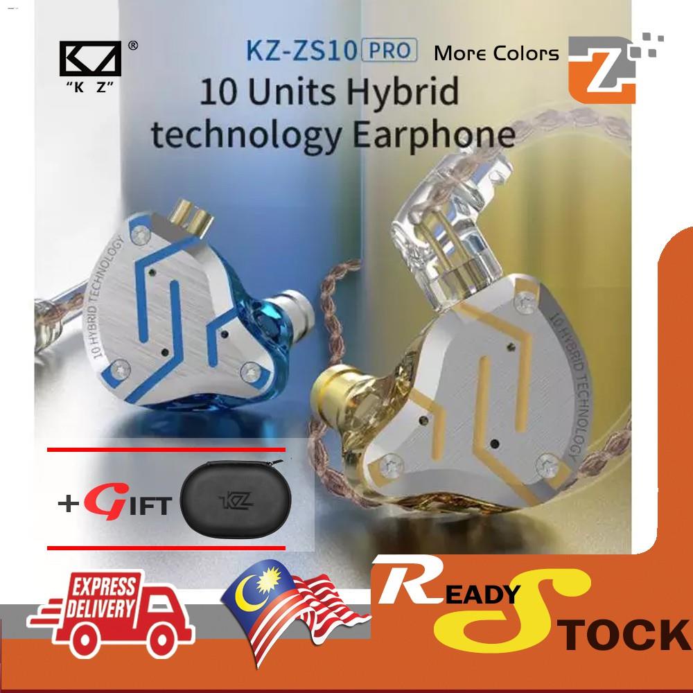 №KZ ZS10 Pro Ring Iron Earphone 10 Unit Moving Iron Metal Earphone ...