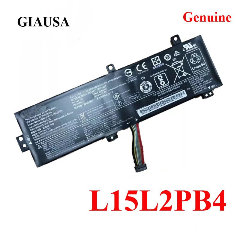 L15C2PB5แบตเตอรี่แล็ปท็อปสำหรับ Lenovo IdeaPad 510-15IKB L15C2PB3 ...