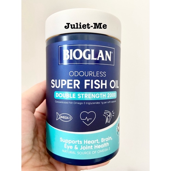 EXP 525 Bioglan Super Fish oil double strength 200 แคปซูล (แท้100พร้อม ...
