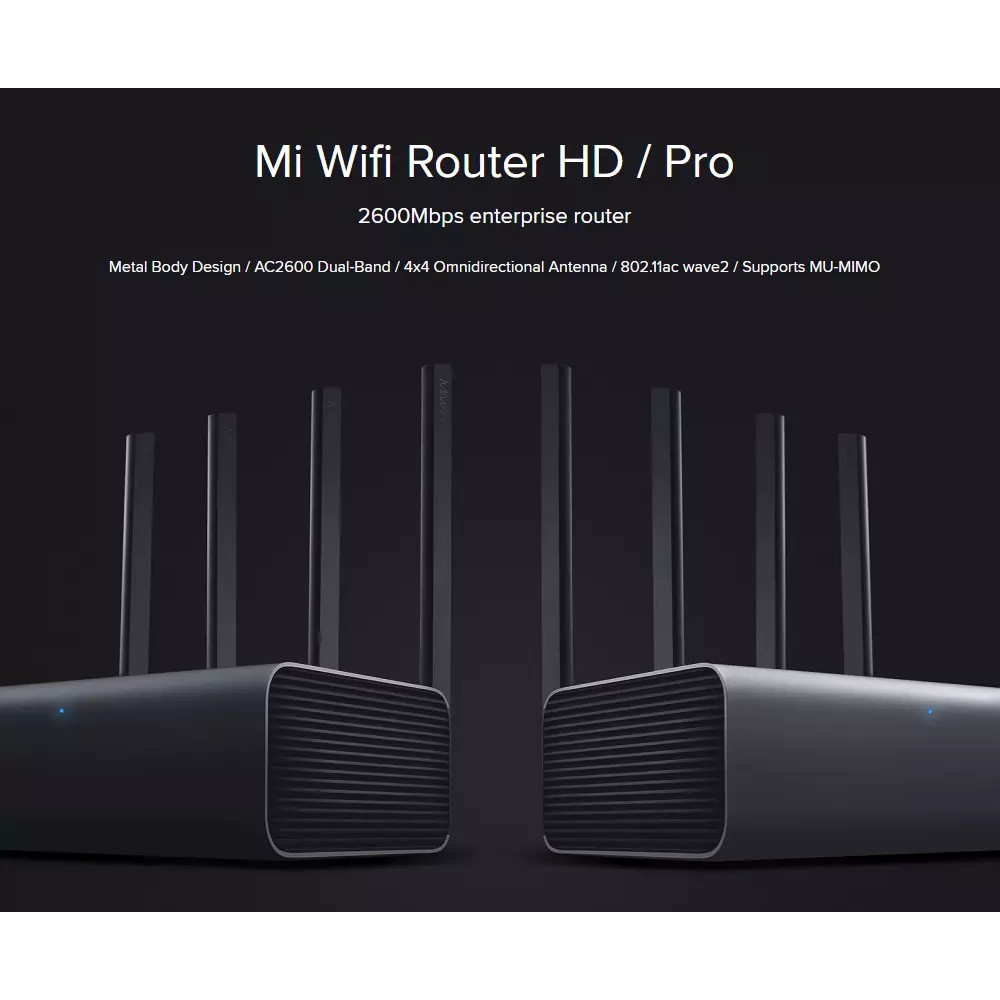 Xiaomi Wifi Router Pro Mi Wireless R3P เราน์เตอร์ Pro Ac 2600 2 . 4 G ...