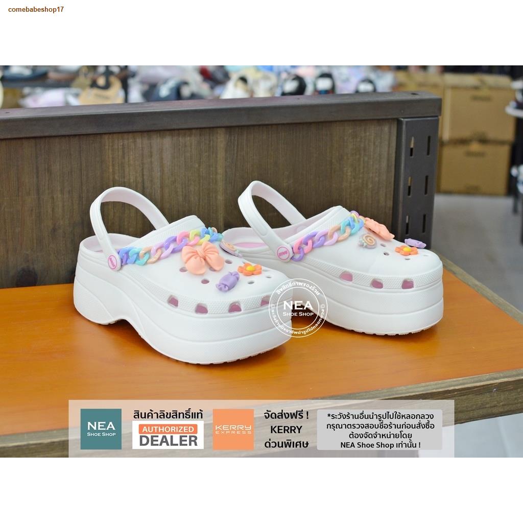 จัดส่งจากกรุงเทพลิขสิทธิ์แท้ Baoji Clog Bae Platform - Marshmallow ...