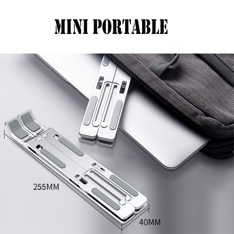 Portable Aluminium Foldable Notebook Laptop Stand Support Laptop Base ...