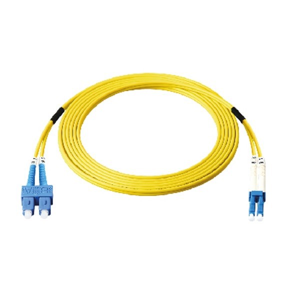 Link UFP962D31-03 Fiber Optic SC-LC Patch Cord 9125 μm (OS2) Duplex Single-mode (3.0 mm Jacket ...