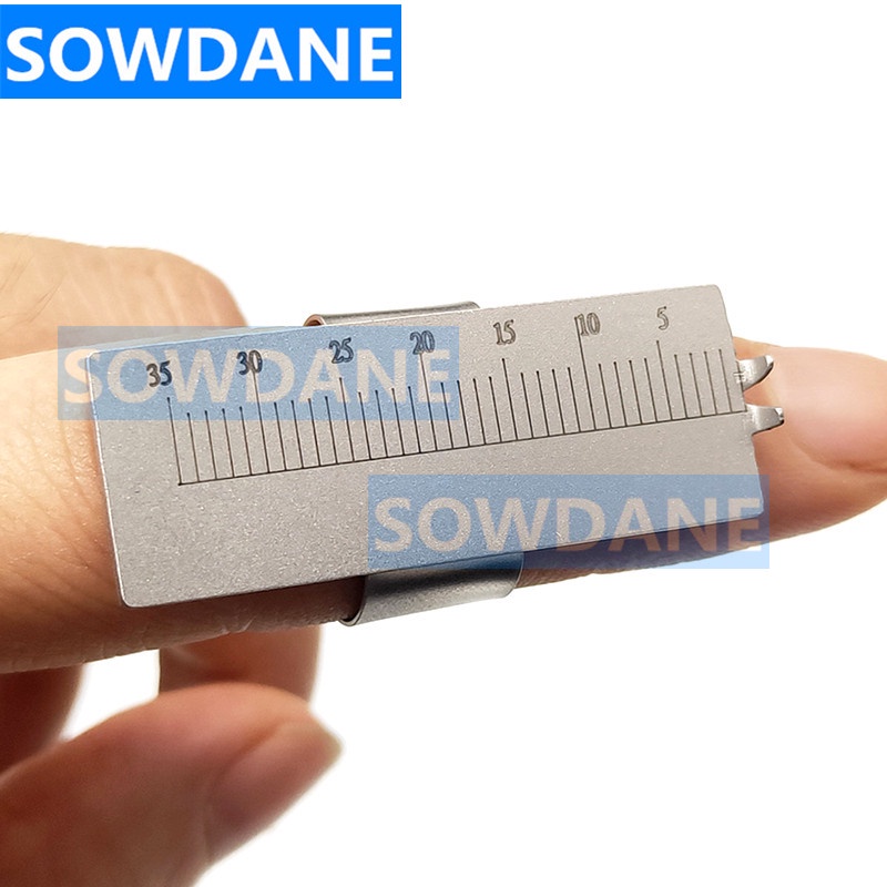1pc Autoclavable Dental Lab Measurement Endo Finger Ruler Rulers ...