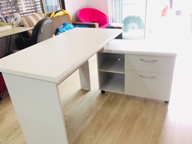 ชุดโต๊ะสำนักงาน เข้ามุมตัว L TC141 - civilmodern - ThaiPick