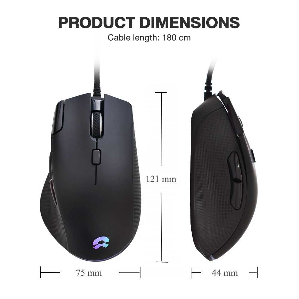 OKER GAMING MOUSE RGB BACKLIT M289 Gamingแท้ เล่นเกมได้แม่นยำ ...
