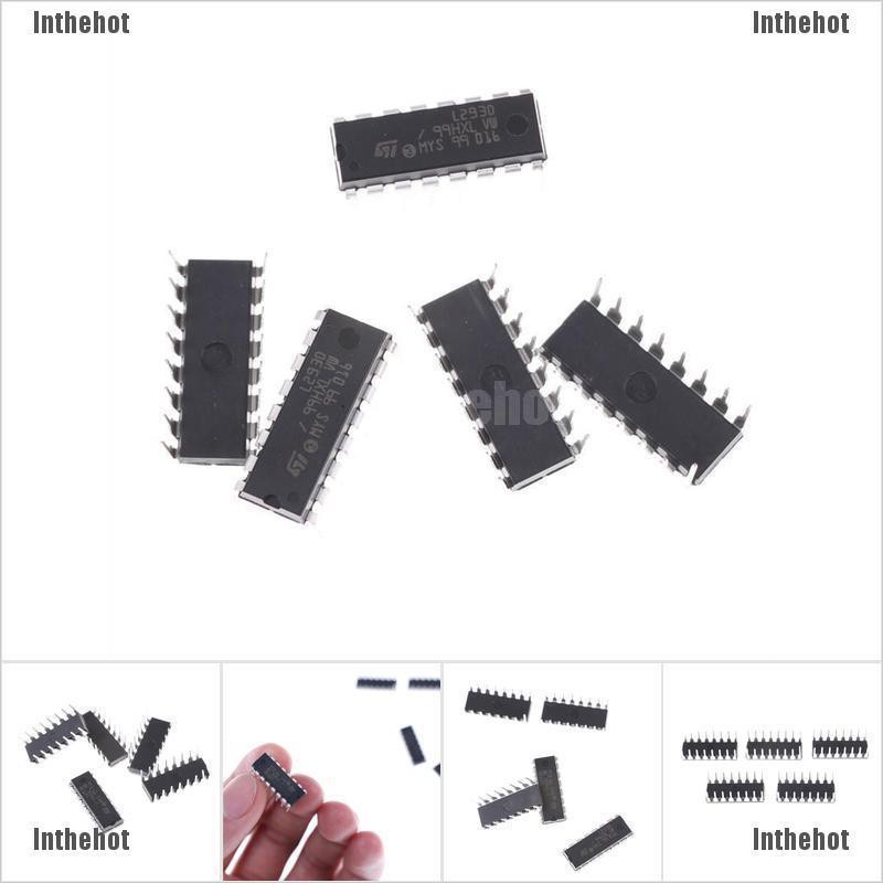 Inthehot ☆ 5Pcs L293D L293 Push-Pull Four-Channel Motor Driver Ic Dip ...