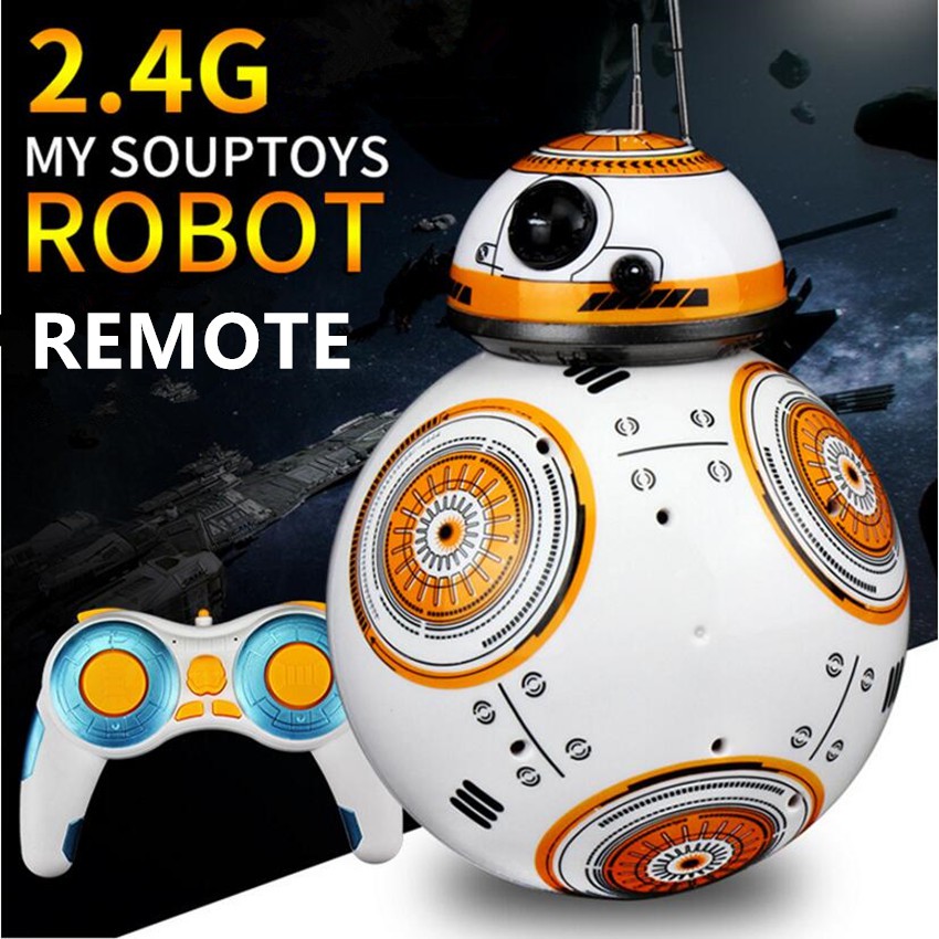 โมเดลอนิเมะ：1C Ugrade RC BB8 Robot With Sound And Dancing Action Figure ...