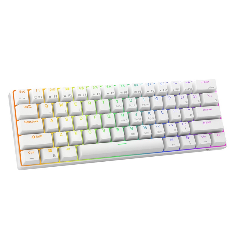 RK61 Royal Kludge Bluetooth 3.0 USB C Dual Mode RGB Backlit Mechanical Keyboard - t74sztidvq ...