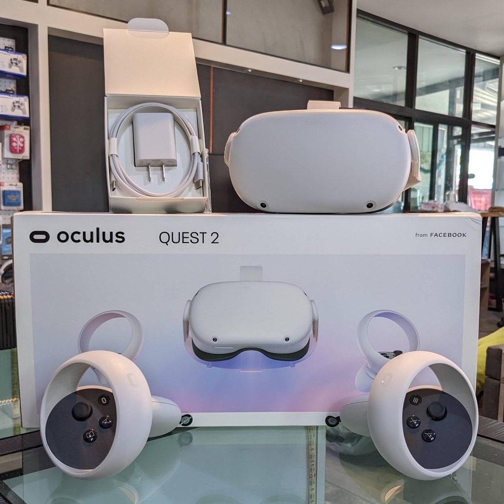 มือ2 สภาพสวย Oculus Quest 2 64GB มือสอง (แว่น VR ไร้สายจาก Facebook VR ...