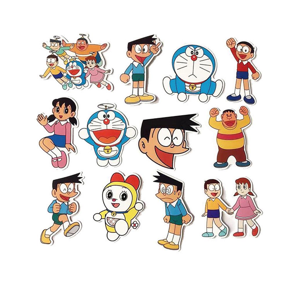 KENTON Cartoon Graffiti Doraemon Stickers Kawaii Diary Album Sticker ...