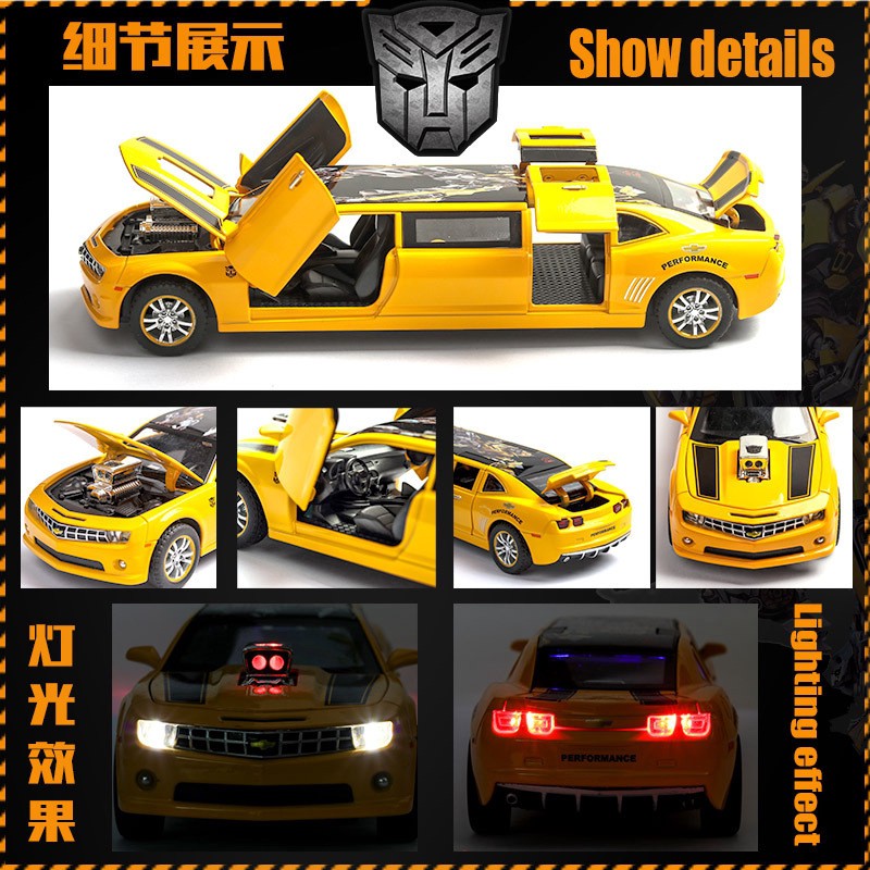 1:32/Bumblebee Alloy Car Diecast Metal Pull Back Car Toys Childred's ...