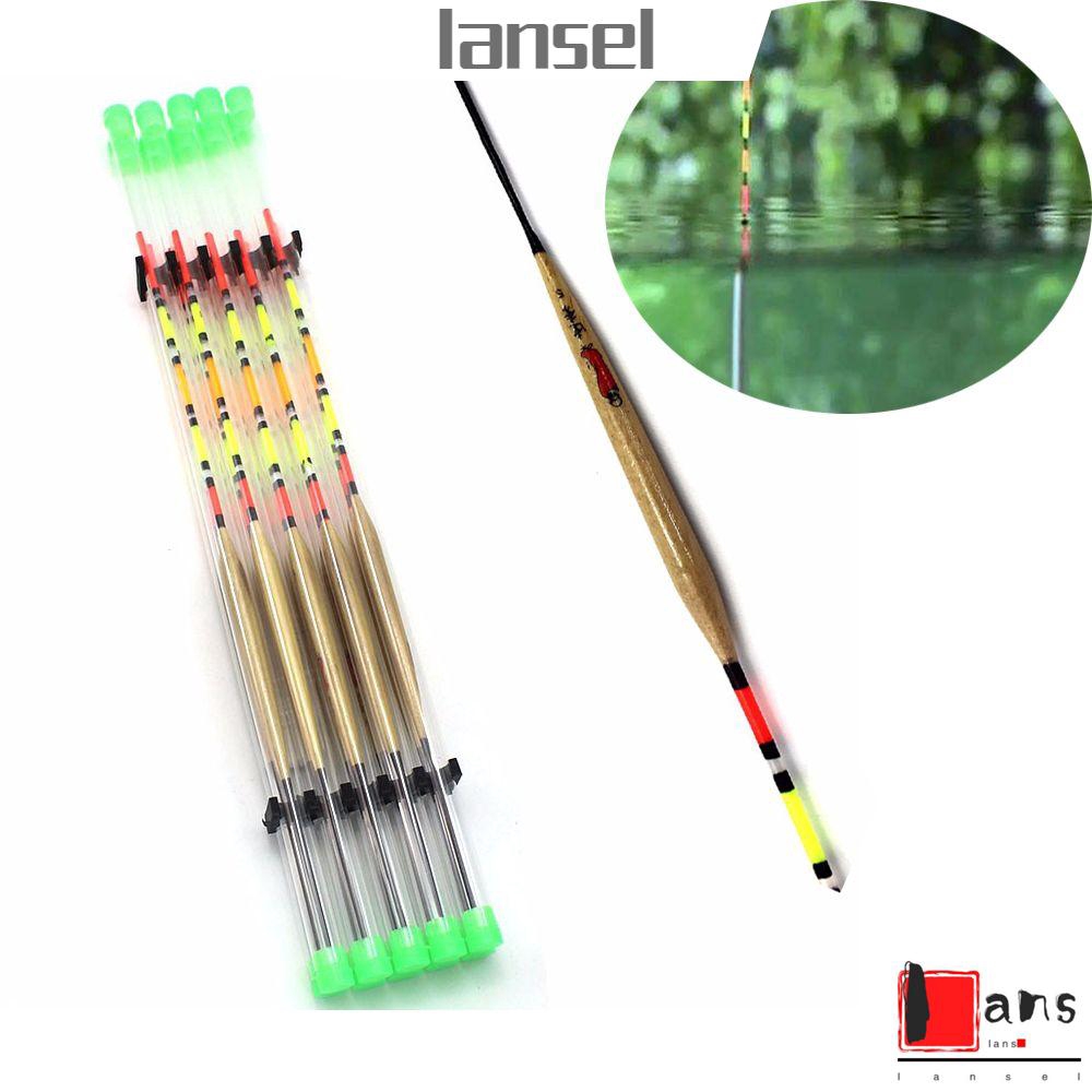 lansel อุปกรณ์ไม้ลอยน้ําสําหรับตกปลาแบบพกพา 10 ชิ้น - lansel.th - ThaiPick
