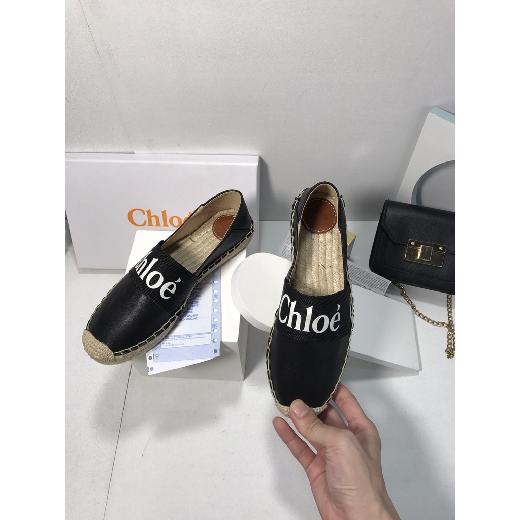 [COD] ☼CHLOE 2021 ใหม่ Slip-On รองเท้าลำลอง Woody Flat Mules Women ...