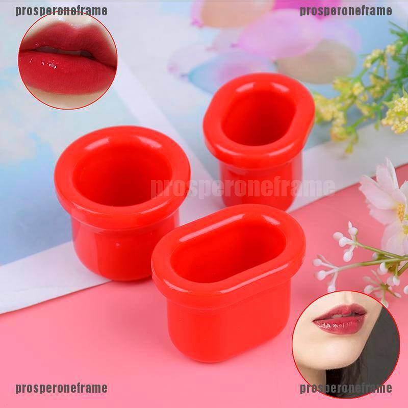 Lips Plumper Tool Suction Cupping Cups Massage Silicone Sexy Full Lip P ...