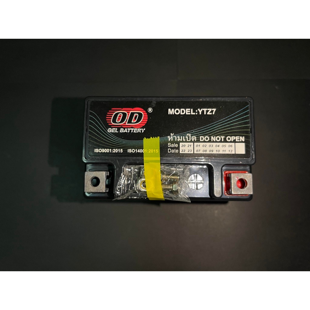 แบตเตอรี่แห้ง OD YTZ7 (12V7A) สำหรับ CBR150MXCLICK125i NOUVO ...