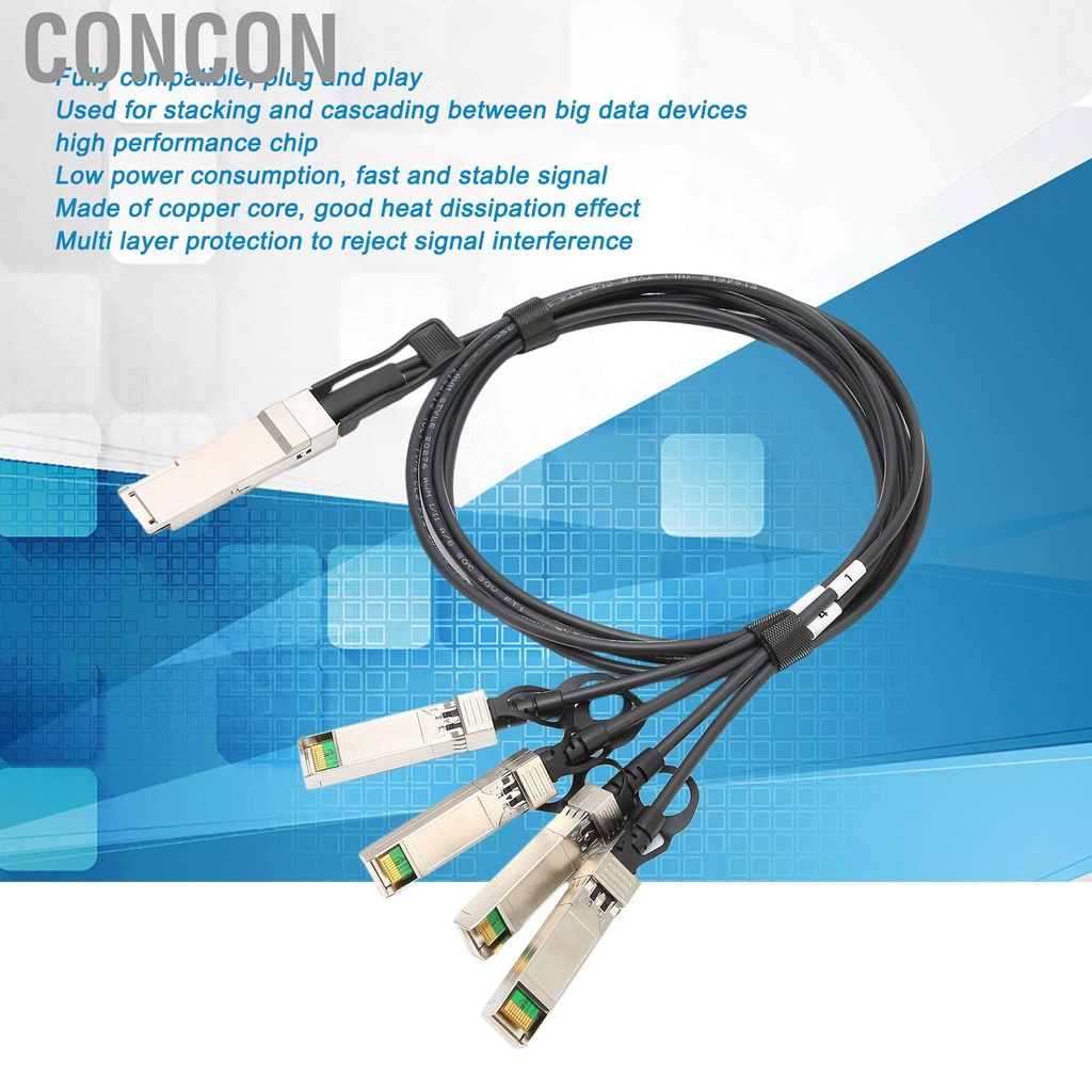 Concon 40G QSFP Cable To 4 High Speed Heat Dissipation Chips - concon ...
