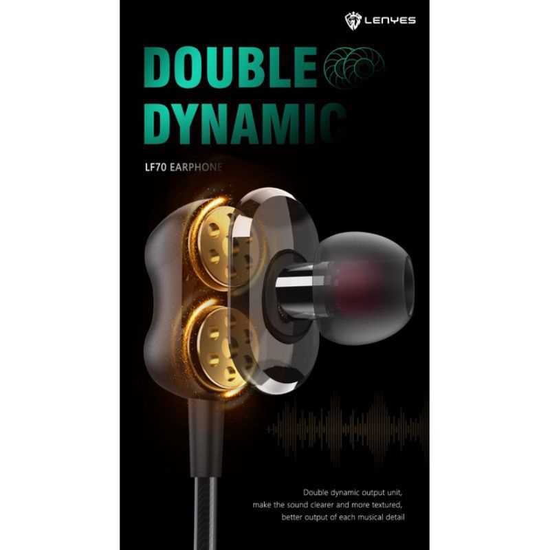 Ry ชุดหูฟังแฮนด์ฟรี LF-70 แจ็ค 3.5 มม - luxer132.th - ThaiPick