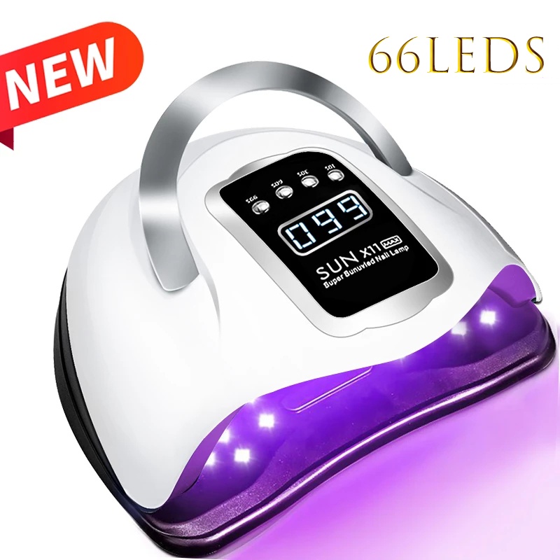 66LEDs SUN X11 MAX Nail Dry Lamp For Manicure High Power 132W ...