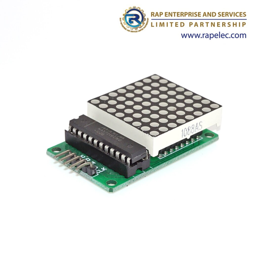 88 Led Dot Matrix Display Max7219 Dot Matrix Led Display Module Arduino Programming Shopee