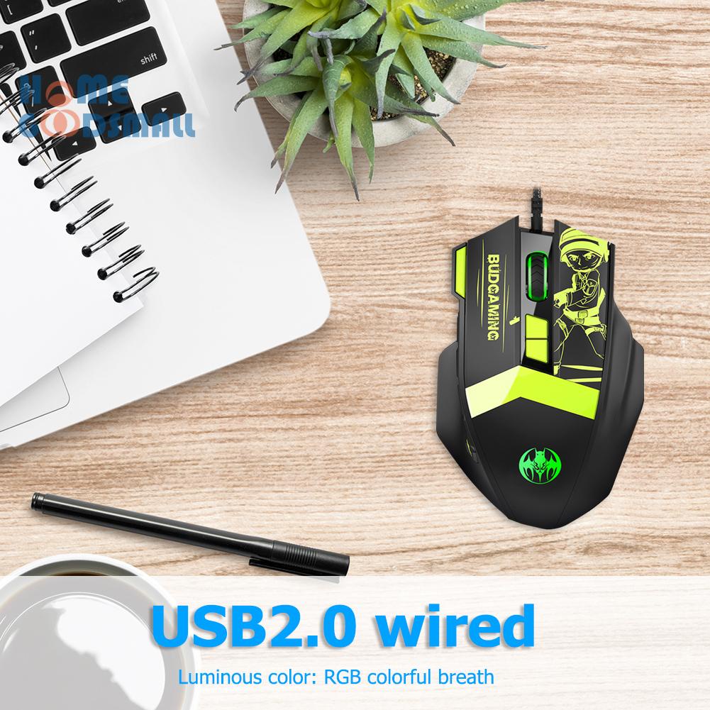 READY STOCK BLOODBAT GM28 RGB USB Wired Mouse 12 Buttons 7200DPI ...