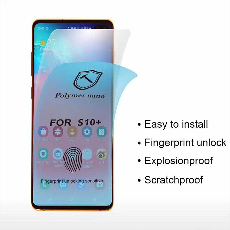 Samsung Galaxy S20 Ultra S10 S9 S8 Plus Polymer Nano Full Coverage Screen Protector - 60k5d84n04 ...